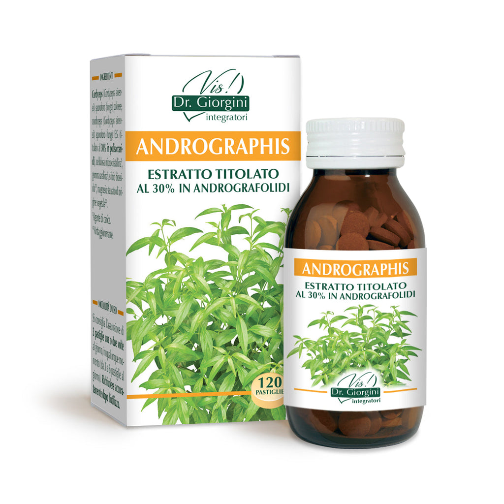 Dr Giorgini andrographis titrated extract 60 g - 120 tablets of 500 mg – Qathu