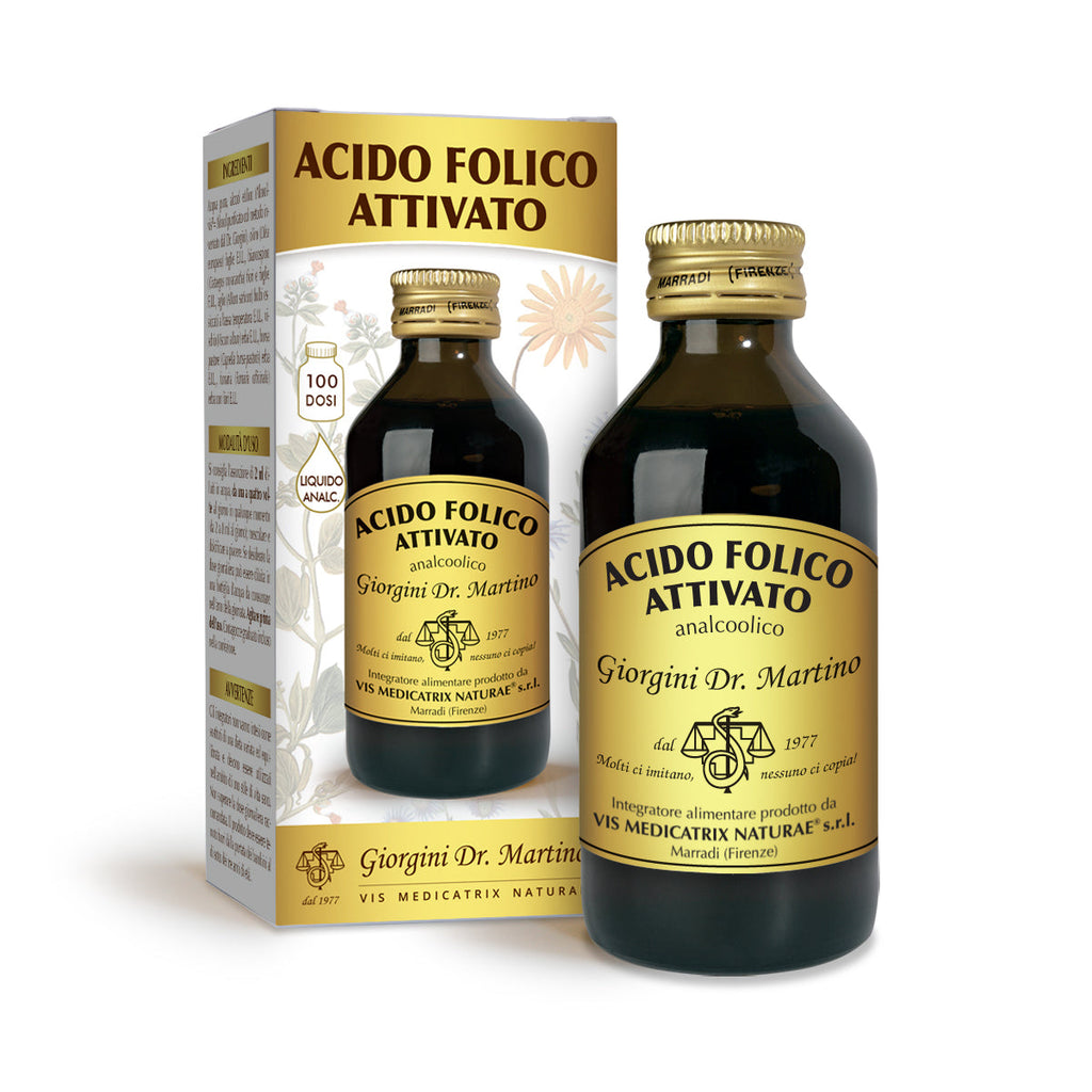 Dr Giorgini Folic Acid Activated Liquid Non-Alcoholic 100 ml – Qathu
