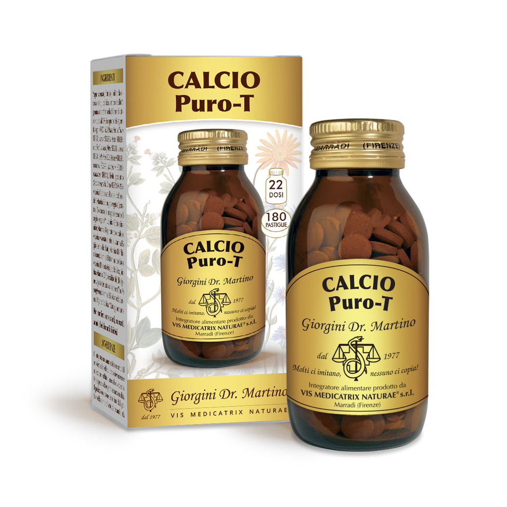Dr Giorgini Calcium Puro-T 90 g - 180 tablets of 500 mg – Qathu