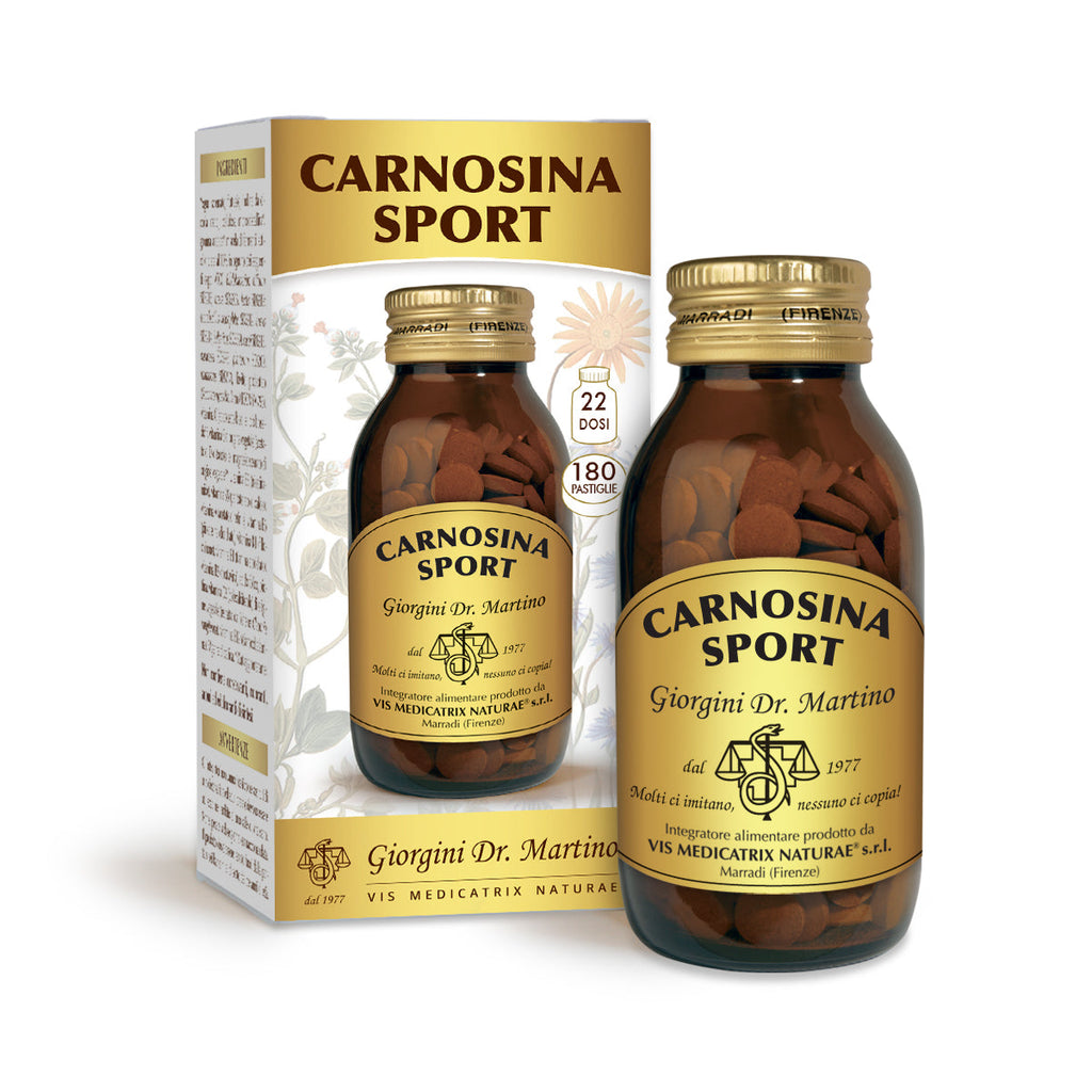 Dr Giorgini Carnosine Sport 180 tablets of 500 mg - 90 gr – Qathu