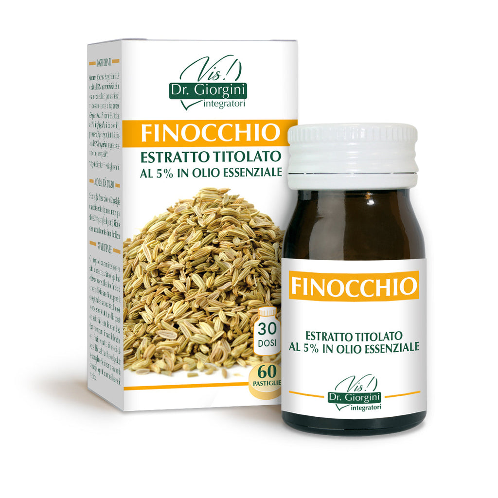 Dr Giorgini fennel titrated extract 60 tablets of 500 mg - 30 gr – Qathu