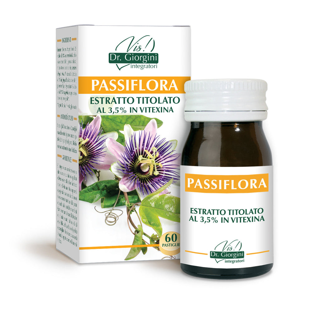 Dr Giorgini Passionflower titrated extract 60 tablets of 500 mg - 30 gr ...