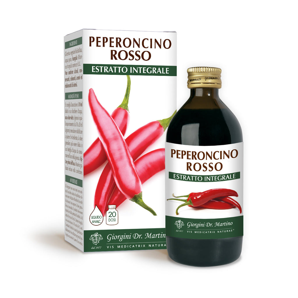Dr Giorgini Red Chili Pepper Full Extract Non-Alcoholic Liquid 200ml ...