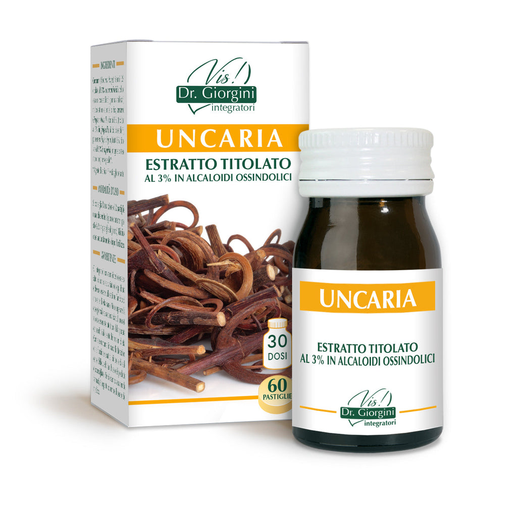 Dr Giorgini uncaria titrated extract 60 tablets of 500 mg - 30 gr – Qathu