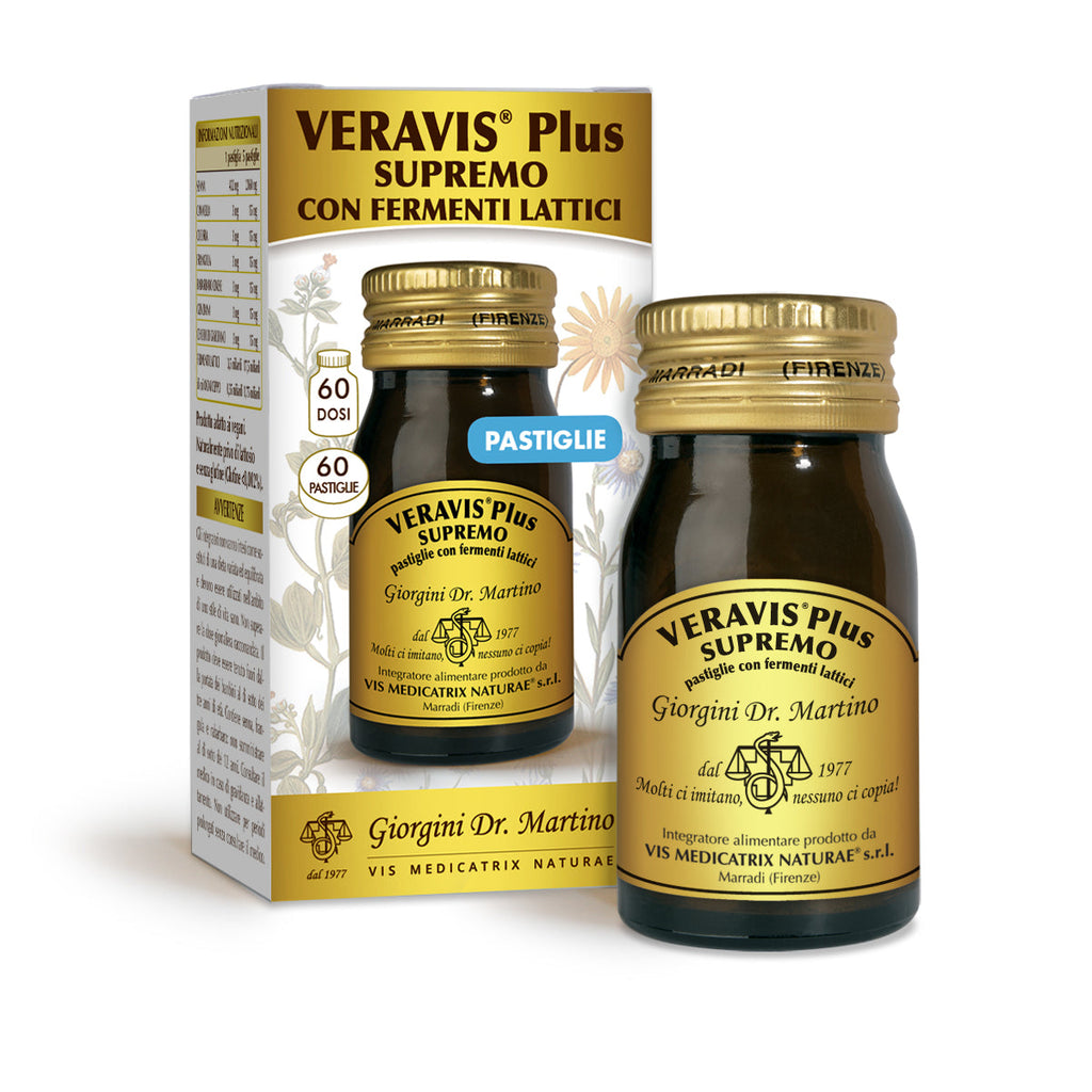 Dr Giorgini Veravis Plus Supreme Tablets with Lactic Ferments 30 g – Qathu