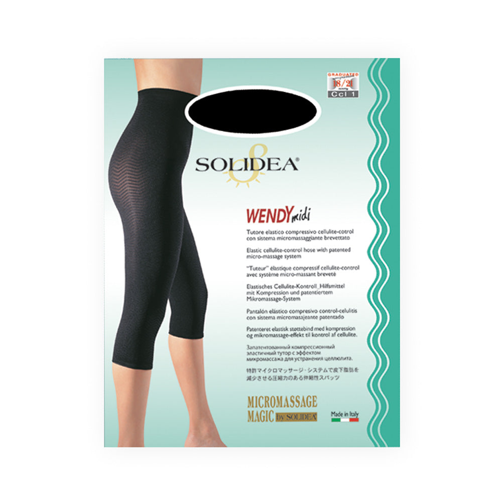 Solidea Wendy Midi Elastic Shorts 18 21mmhg 3ML Black – Qathu