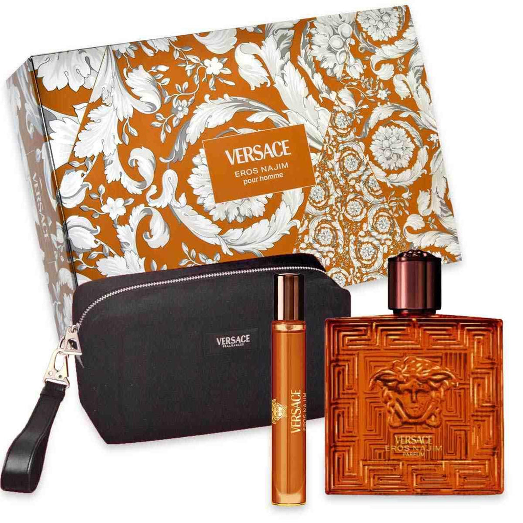 Versace Eros Najim Edp 100 Ml + Edp 10 Ml + Beauty Case – Qathu