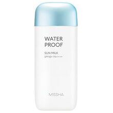 Missha Sun All Around Safe Block Sun Milk SPF 50 waterproof tanning ...