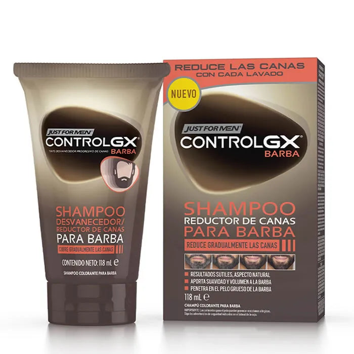 shampoo Just da uomo Control Gx Barbe Grey Hair Reducer 118ml – Qathu