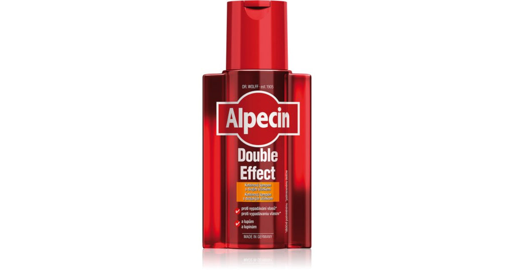Alpecin Double effect caffeine shampoo for men, anti-dandruff and anti ...