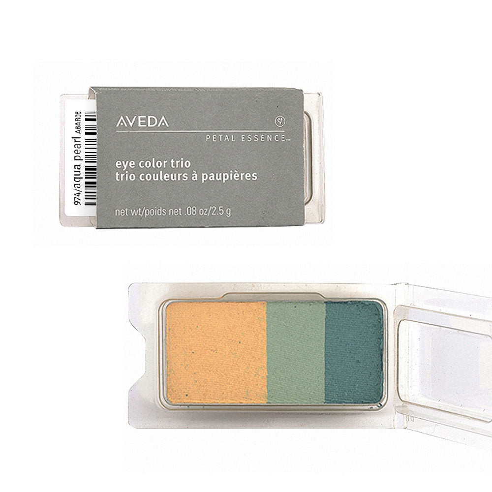 Aveda Petal Essence Natural Shining Powder Eyeshadow 974 Aqua Pearl 2.5 ...