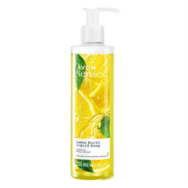 Avon Lemon and Basil Scented Liquid Soap 250ml – Qathu