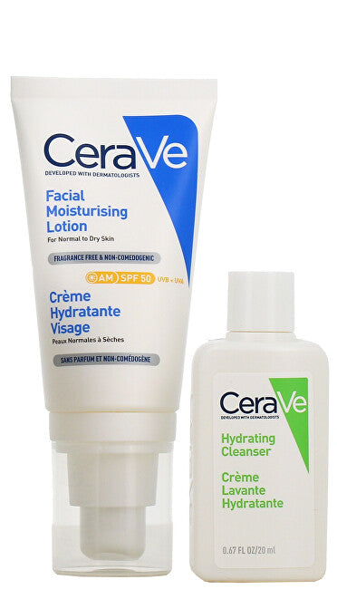Cerave Moisturizing Set SPF 50 for Normal to Dry Skin – Qathu