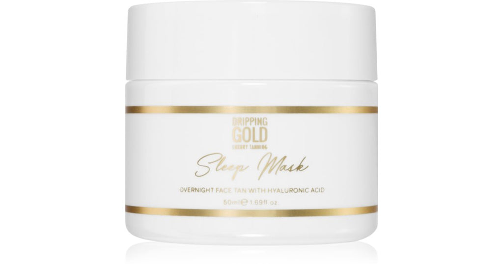 Dripping Gold Sleep Self-Tanning Night Mask For The Face Medium Dark ...
