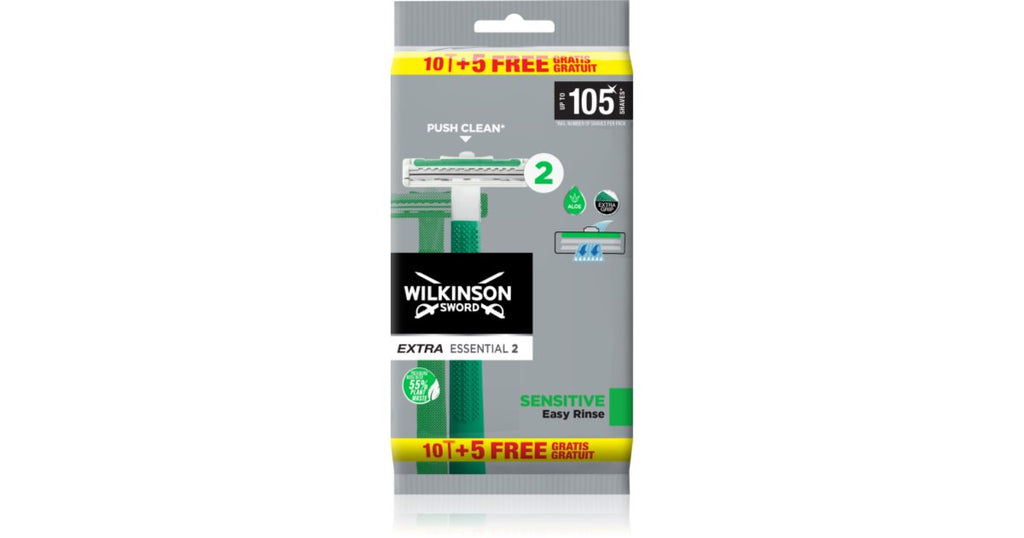 Wilkinson Sword Extra 2 Sensitive disposable razor 15 pieces – Qathu