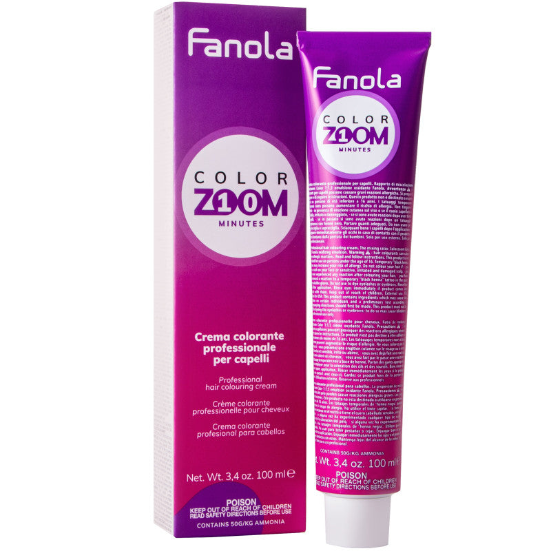 Fanola Tinte para el cabello en crema Color Zoom paleta completa 100 ml ...