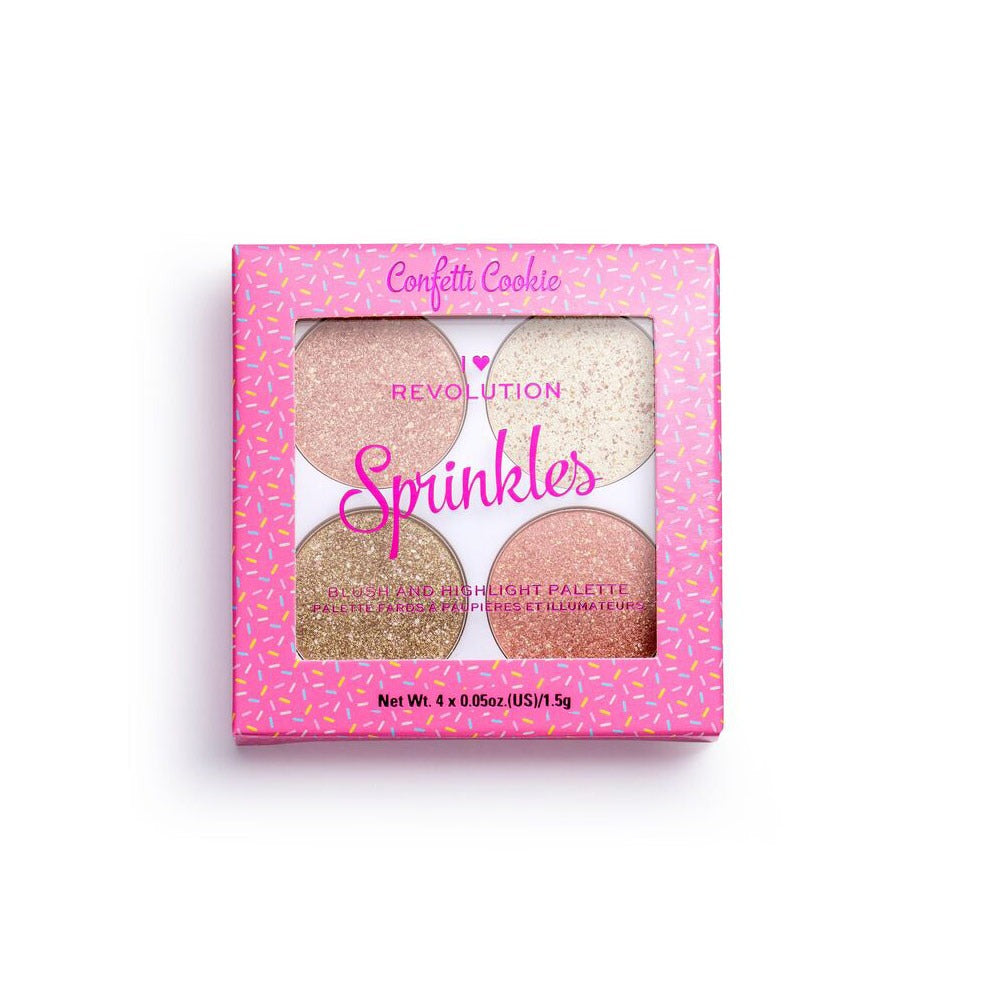 Makeup Revolution I Heart Revolution Paleta vegana de iluminadores y ...