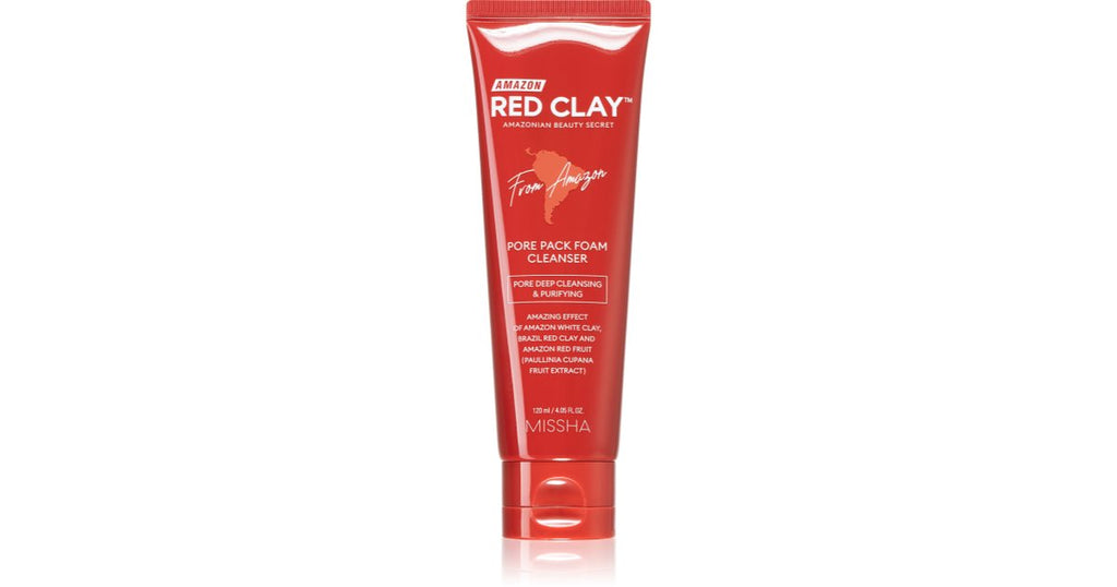 Missha Amazon Red Clay™ Deep Cleansing Mousse with Clay 120ml – Qathu