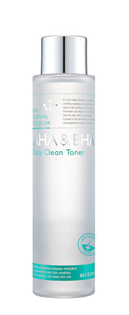 Mizon Exfoliating toner with AHA & BHA acids and enzymes (Daily Clean ...