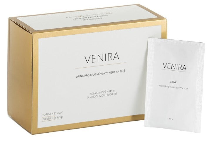 Venira VENIRA drink - instant collagen drink strawberry flavour 30 x 6. ...